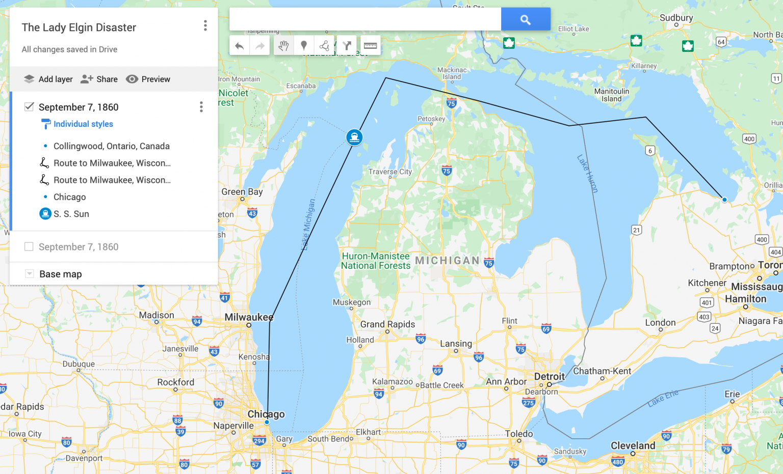 The Lady Elgin Disaster, Part 1 | Outagamie and Beyond
